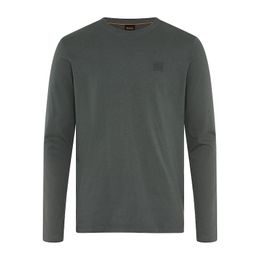 BOSS Orange Herren BOSS Orange Langarmshirt &raquo;Tacks&laquo; mit Markenlogo auf der Brust 4XL