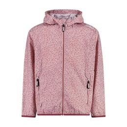 CMP Damen CMP Regenjacke &raquo;KID G JACKET RAIN FIX HOOD&laquo; mit Kapuze mit Kapuze, wasserdicht, winddicht, schnell trocknend, f&uuml;r Jugendliche rosa 116