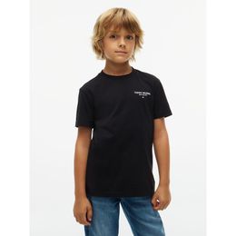 Tommy Hilfiger Jungen T-Shirt Rundhalsausschnitt, Regular Fit, Kinder bis 16 Jahre 4 (104)