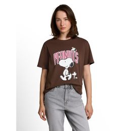 Tom Tailor Denim Damen Tom Tailor Denim T-Shirt braun XS