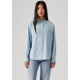 Levi's Levi's Damen Jeansbluse &raquo;HARLIE BOYFRIEND SHIRT&laquo; mit Brusttasche blau XS (34)