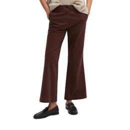 Marc O'Polo Marc O'polo Damen Marc O'Polo 7/8-Hose aus Baumwoll-Stretch-Satin, Flared Fit 38, N-Gr