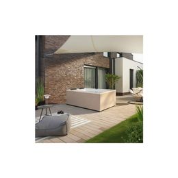 Home Deluxe Outdoor Whirlpool NIMBUS mit Treppe und Thermoabdeckung - 190 x 140 cm f&uuml;r 2 Personen