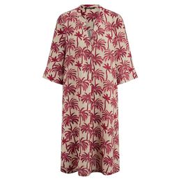 Peter Hahn - Kleid mit Rundhals-Ausschnitt, beige, Gr. 38 / S - Leinen