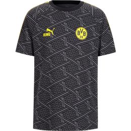 Puma Borussia Dortmund King T-Shirt Herren - Gr&ouml;&szlig;e S - schwarz