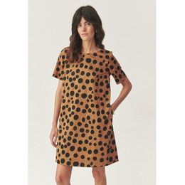 TATUUM Kleid in Hellbraun/ Schwarz - 68% | Gr&ouml;&szlig;e 38 | Damen-kleider