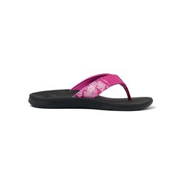 Reef Zehentrenner "Santa Ana" in Pink/ Schwarz - 46% | Gr&ouml;&szlig;e 37,5 | Damen-sandalen