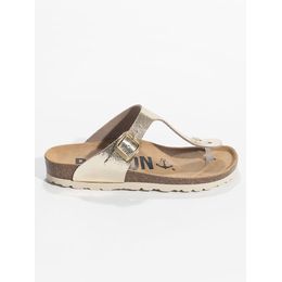 BAYTON Zehentrenner "Mercure" in Gold - 55% | Gr&ouml;&szlig;e 40 | Damen-sandalen