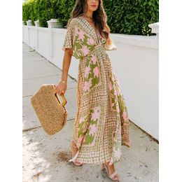 LA Angels Kleid in Rosa/ Khaki - 60% | Gr&ouml;&szlig;e M | Damen-kleider