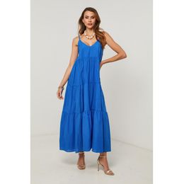 Fleur de Lin Kleid "Bix" in Blau - 73% | Gr&ouml;&szlig;e L | Damen-kleider