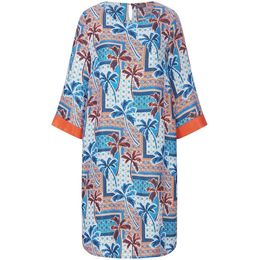 MYBC - Kleid mit Rundhals-Ausschnitt, blau, Gr. 36 / S