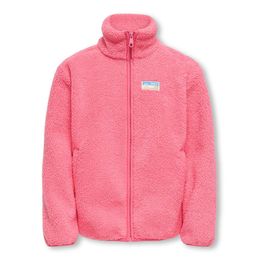 KIDS Only Teddy-Jacke "Eva" in Rosa - 27% | Gr&ouml;&szlig;e 128 | Kinderjacken