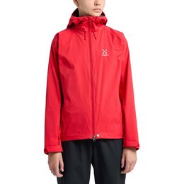 Hagl&ouml;fs Hagl&ouml;fs Softshelljacke "Glide" in Rot - 56% | Gr&ouml;&szlig;e L | Damen-outdoorjacken
