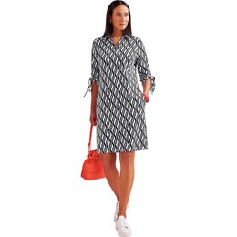 Heine Kleid in Schwarz/ Wei&szlig; - 76% | Gr&ouml;&szlig;e 38 | Damen-kleider