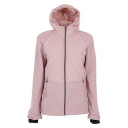 Peak Mountain Softshelljacke "Ander" in Rosa - 67% | Gr&ouml;&szlig;e XL | Damen-outdoorjacken