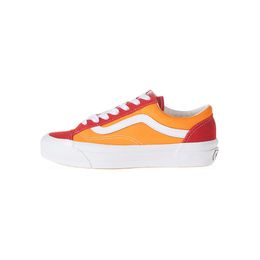 Vans Leder-Sneakers "Old Skool" in Orange/ Rot - 57% | Gr&ouml;&szlig;e 40 | Damen-sneakers