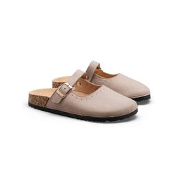 C'M Clogs in Taupe - 55% | Gr&ouml;&szlig;e 41 | Damen-pantoletten