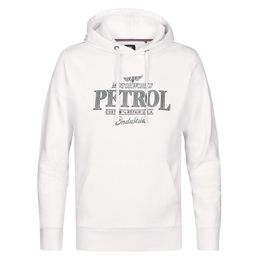 PETROL INDUSTRIES Hoodie in Wei&szlig; - 41% | Gr&ouml;&szlig;e S | Herren-sweatshirts-jacken