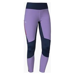 Sch&ouml;ffel Sch&ouml;ffel Trainingsleggings "Hestad" in Flieder/ Dunkelblau - 73% | Gr&ouml;&szlig;e 36 | Damen-sporthosen
