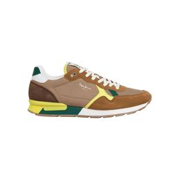 Pepe Jeans Footwear Leder-Laufschuhe in Hellbraun - 61% | Gr&ouml;&szlig;e 45 | Herrenschuhe-outdoorschuhe