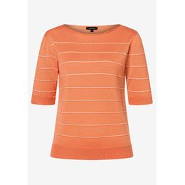 More & More More & More Pullover in Apricot/ Wei&szlig; - 60% | Gr&ouml;&szlig;e 36 | Damen-pullover-cardigans
