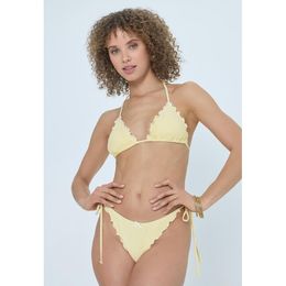 LSCN BY LASCANA Set: Triangel-Bikini 'Scarlett' mehrfarbig Gr. 42 Cup C/D. Mit Zierschleife. Ohne B&uuml;gel. Nachhaltig.