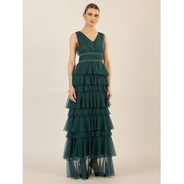 Apart Kleid in Dunkelgr&uuml;n - 70% | Gr&ouml;&szlig;e 36 | Damen-kleider