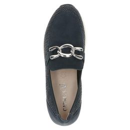 Caprice Leder-Slipper in Dunkelblau - 28% | Gr&ouml;&szlig;e 41 | Damen-schuhe-halbschuhe