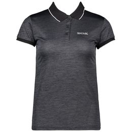 Regatta Funktionspoloshirt "Remex II" in Schwarz - 62% | Gr&ouml;&szlig;e 46 | Damen-outdoor-tops-shirts