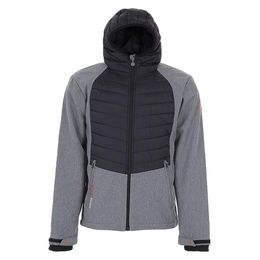 SRK Softshelljacke "Cander" in Schwarz/ Grau - 70% | Gr&ouml;&szlig;e M | Herren-outdoorjacken