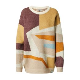 Iriedaily Pullover 'Fady' Damen Gr&ouml;&szlig;e XS beige / sand / dunkelorange / burgunder