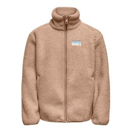 KIDS Only Teddy-Jacke "Eva" in Hellbraun - 25% | Gr&ouml;&szlig;e 146 | Kinderjacken