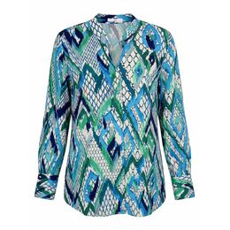 Emilia Lay - Long-Bluse, mehrfarbig, Gr. 48 / XL