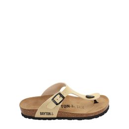 BAYTON Zehentrenner "Mercure" in Gold - 55% | Gr&ouml;&szlig;e 38 | Damen-sandalen