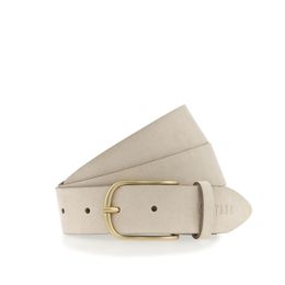 Mustang Damen Lederg&uuml;rtel ""Anna""cream, Gr. 110, Rindsleder, G&uuml;rtel, mit angerauter, velourisierter Oberfl&auml;che, 3,5 cm breit