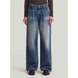 G-Star Raw G-STAR Damen 5-Pocket-Jeans "Skater Chino High Loose Jeans"faded typhoon, Gr. 27, Obermaterial: 100% Baumwolle, Jeans