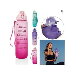 The Concept Factory Trinkflasche in Lila/ T&uuml;rkis/ Pink - 1 l (&Uuml;berraschungsprodukt) - 40% | Damen-outdoor-ausruestung