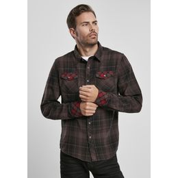 Brandit Hemd Herren Gr&ouml;&szlig;e 5XL braun / mokka / rot / schwarz