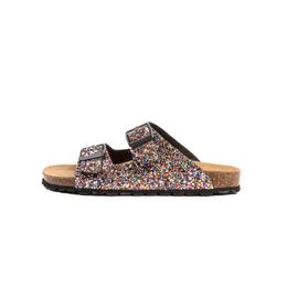 billowy Pantoletten in Schwarz/ Bunt - 25% | Gr&ouml;&szlig;e 39 | Damen-pantoletten