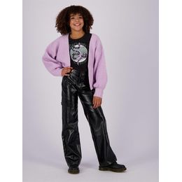 Vingino Kunstlederhose "Sade" in Schwarz - 81% | Gr&ouml;&szlig;e 128 | Kinderhosen