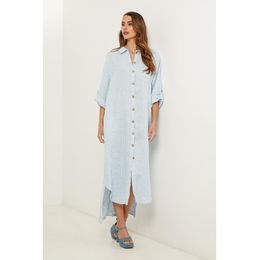 Fleur de Lin Kleid in Hellblau - 65% | Gr&ouml;&szlig;e M | Damen-kleider