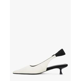 Estro Slingpumps '30-6654-1' Damen Gr&ouml;&szlig;e 36 wei&szlig;