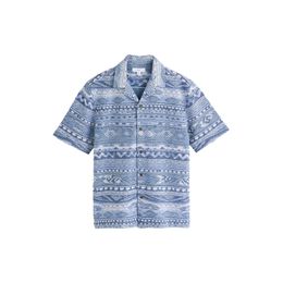 next Button Up Shirt male size L Sapphire / Sky blue / Dark blue / White