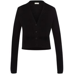 Peter Hahn - Strickjacke aus 100% Kaschmir, schwarz, Gr. 44 / L - Kaschmir