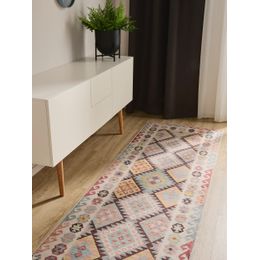 benuta Basic L&auml;ufer f&uuml;r Flur George Multicolor 80x240 cm