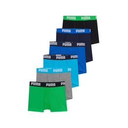Puma Boxershorts Jungen Gr&ouml;&szlig;e 170/176 blau / navy / taupe / grasgr&uuml;n / schwarz