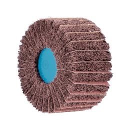 Pferd TOOLS POLINOX Vlies-Schleifrad PNZ &Oslash; 100x50mm Gewinde M14 A100 f&uuml;r Feinschliff und Finish (44642101)