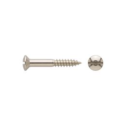 DIN 95 LinsenSenkkopf-Holzschraube 3x40 Messing br&uuml;niert Schlitz ; Industrial Quality Supplies (000957500030040)