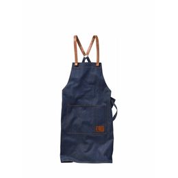 Mey & Edlich Mey & Edlich Herren Alles-am-Mann-Sch&uuml;rze Blau Sch&uuml;rze: 100 % Baumwolle (recycelt), Tr&auml;ger: Leder, R&uuml;ckseitiger Tr&auml;gerring und Nieten: Metall