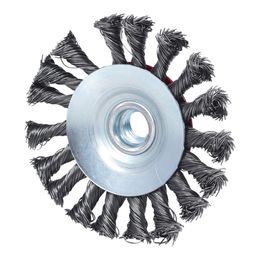 KS Tools Kegelform-Stahldrahtrundb&uuml;rste 0,5mm, &Oslash; 100mm (340.0048)
